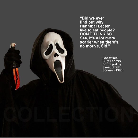 Wall Decor | Screams Ghostface Did We Ever Find Out Why Quote Photo ...